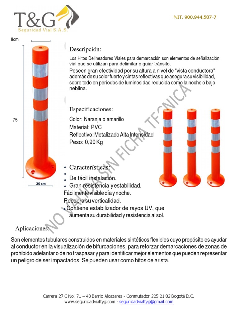 FICHA TECNICA HITO CON CERTIFICADOlaurentino | PDF