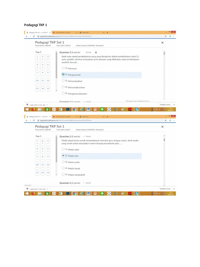Pedagogi TKP 1 | PDF