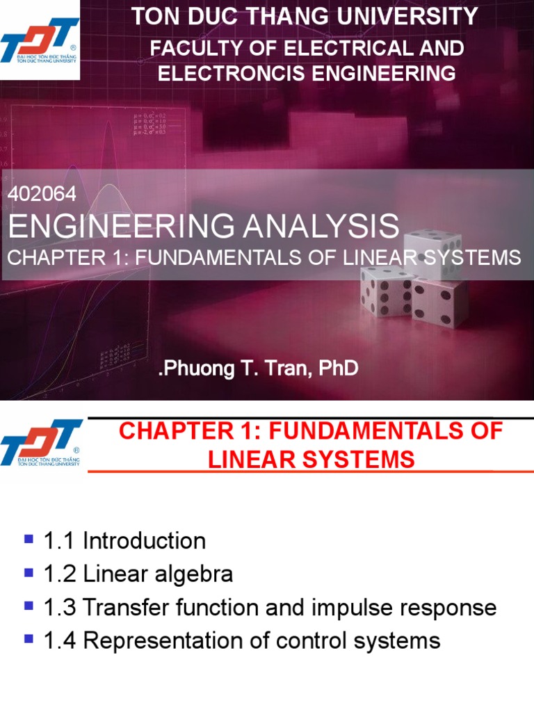 Engineering Analysis - Chapter 1 - Updated | PDF | Eigenvalues And ...