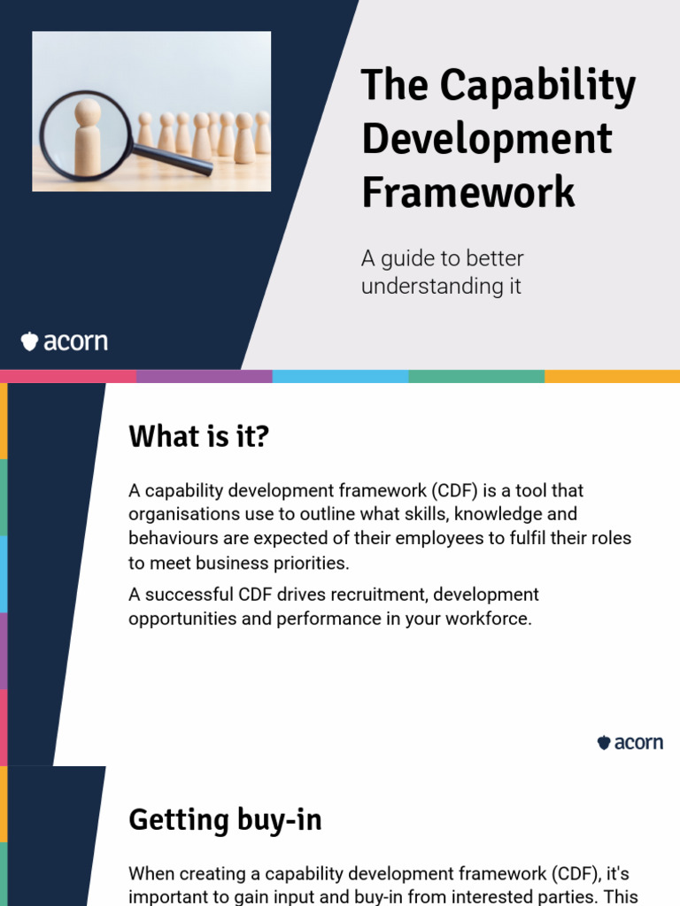 What's A Capability Development Framework? | PDF