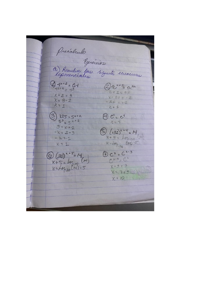 Practica 4 de Precalculo | PDF