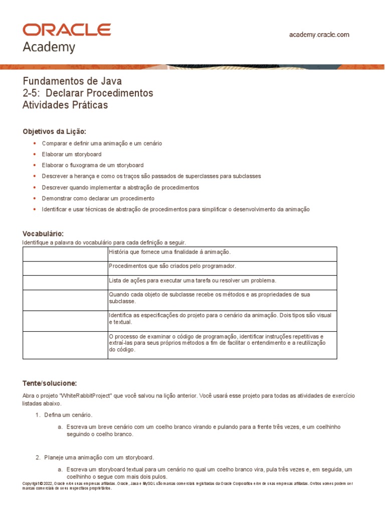 JF 2 5 Practice PR | PDF | Java (linguagem de programação) | Voo