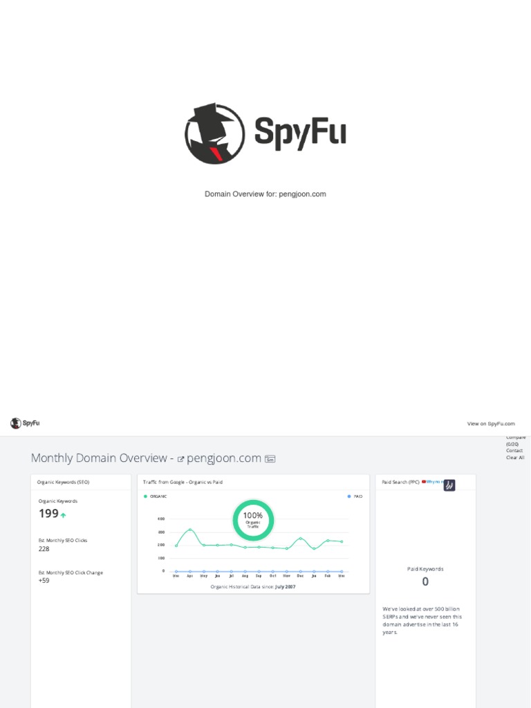 Spyfu Pengjoon | PDF