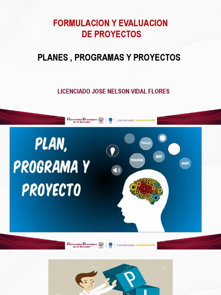 Planes, Programas y Proyectos01v | PDF | Negocios