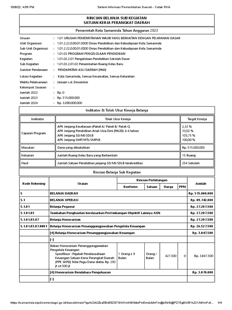 Penambahan Ruang Kelas Baru Pdf