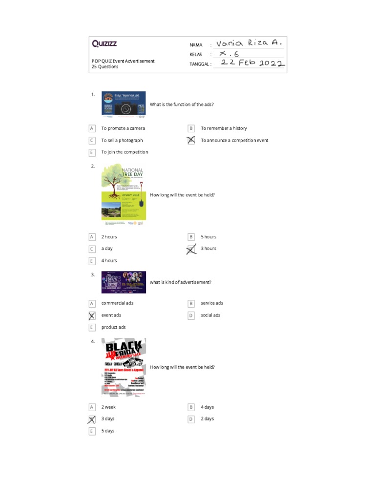 POP QUIZ Event Advertisement | PDF | Communication | Mass Media