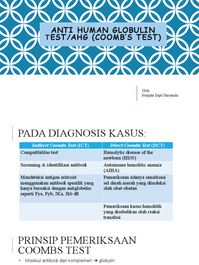 Panduan Lengkap Tes Coombs | PDF