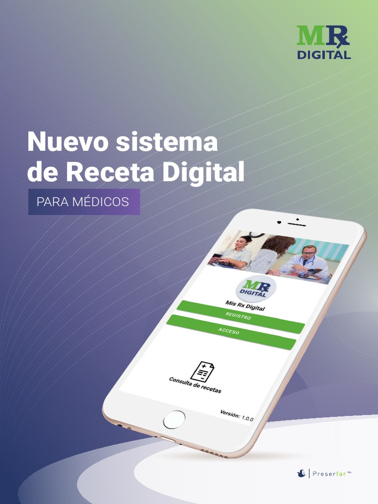 Instructivo Receta Digital Op | PDF | Aplicación movil | Software de la aplicacion