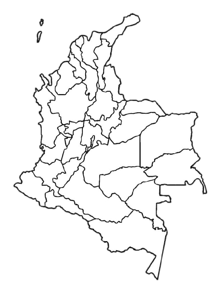 Mapa Politico de Colombia | PDF