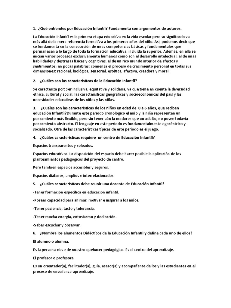 Tarea 1 Did Esp Pre Escolar Pra Doc (Olga Sosa Ramos) | PDF | Educación de la primera infancia ...