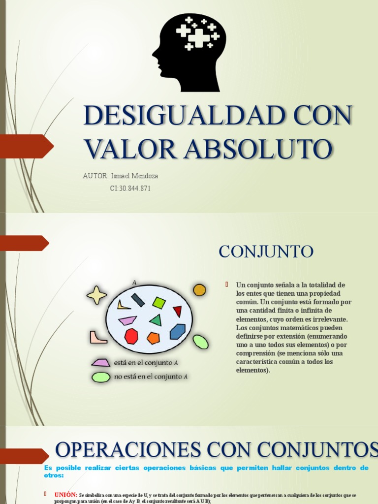 Presentación de Desigualdad con Valor Absoluto | PDF