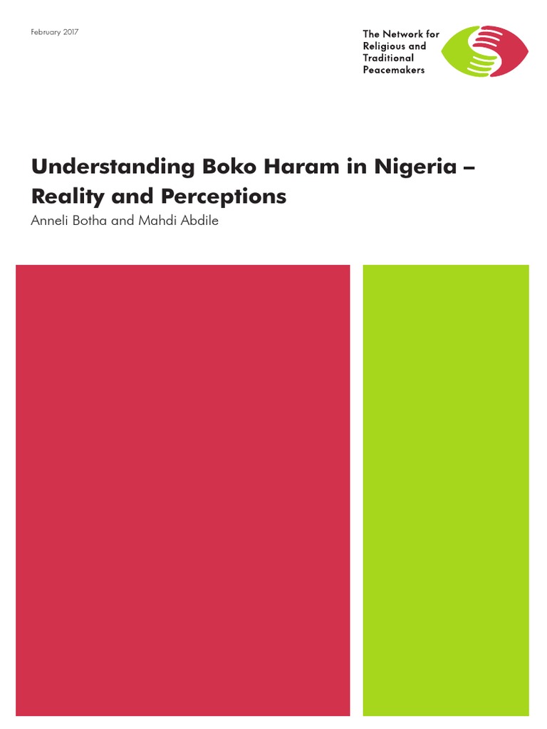 Understanding Boko Haram in Nigeria Reality and Perceptions WEB - PDF - Safe | Download Free PDF ...