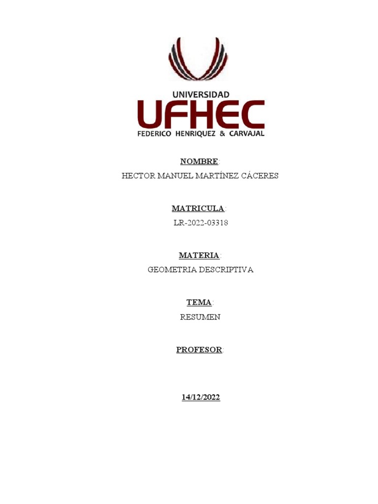 Pagina - de - Presentación - Universidad UFHEC | PDF