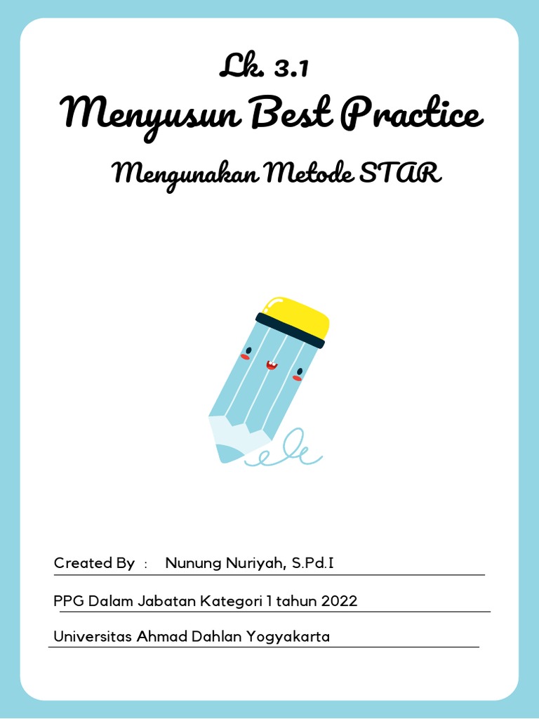 LK 3 1 Menyusun Best Practice | PDF