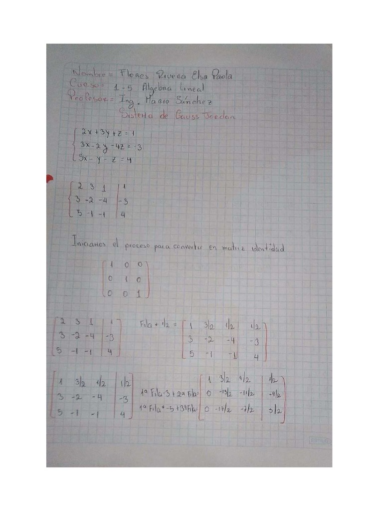 Algebra Lineal | PDF