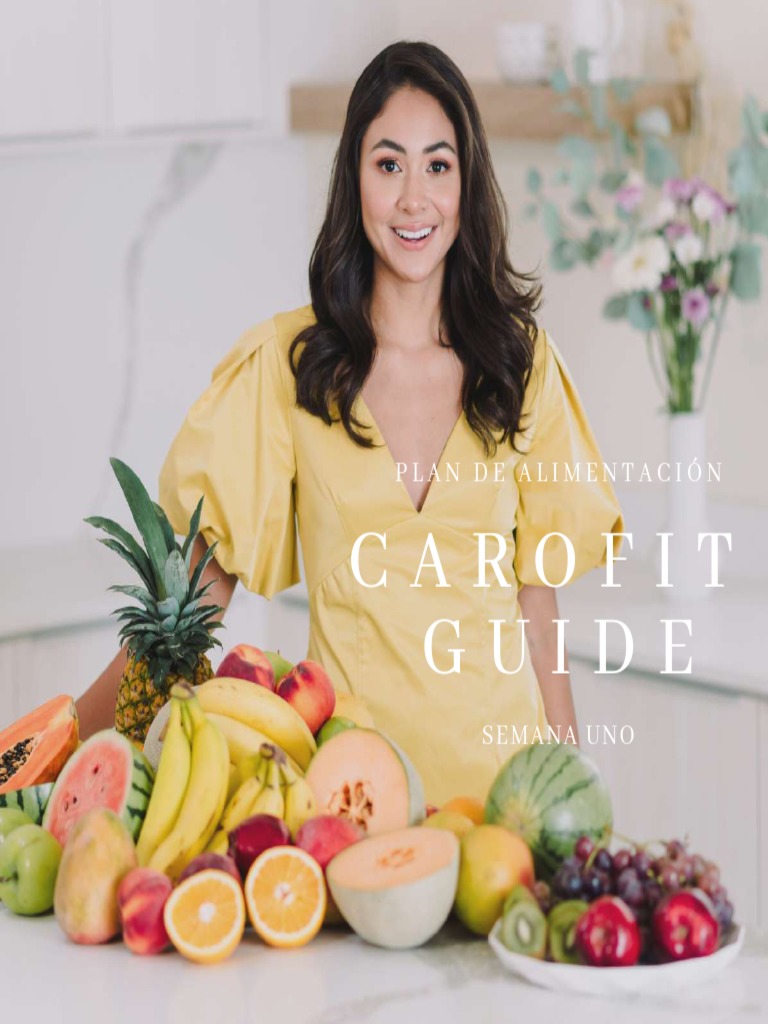 Semana Uno Reto en PDF CaroFitGuide 2 Compressed | PDF | Salsa | ensalada