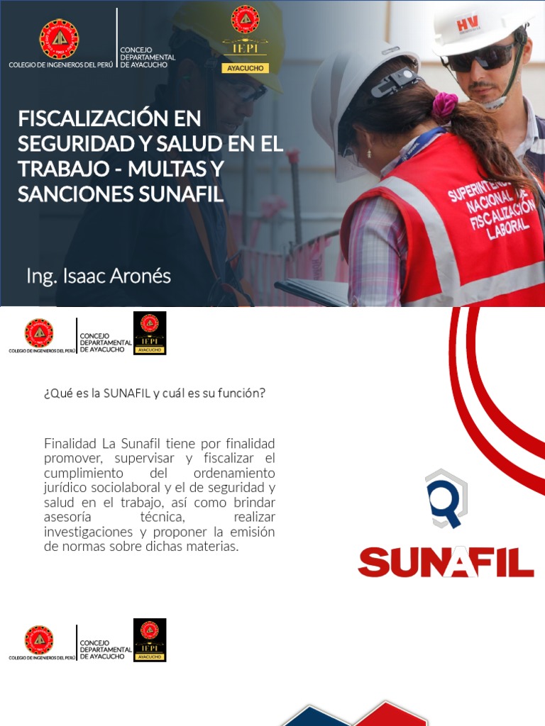 SUNAFIL | PDF | Perú | Seguridad y salud ocupacional