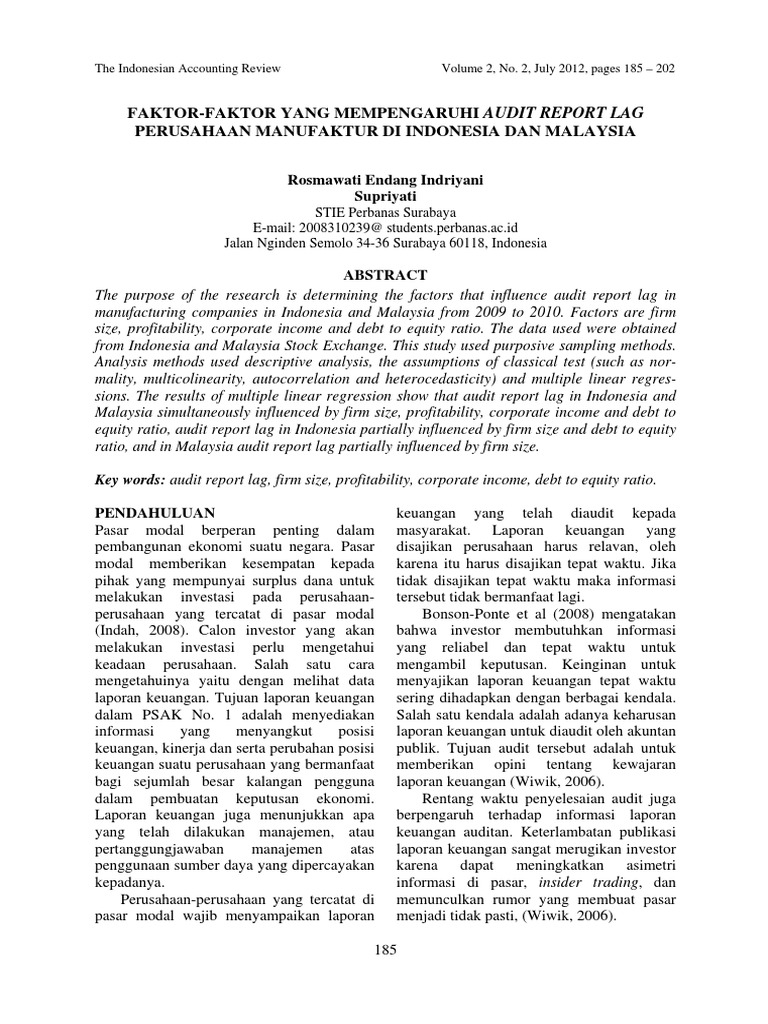 Indriyani & Supriyati, 2012 Bab 2 | PDF