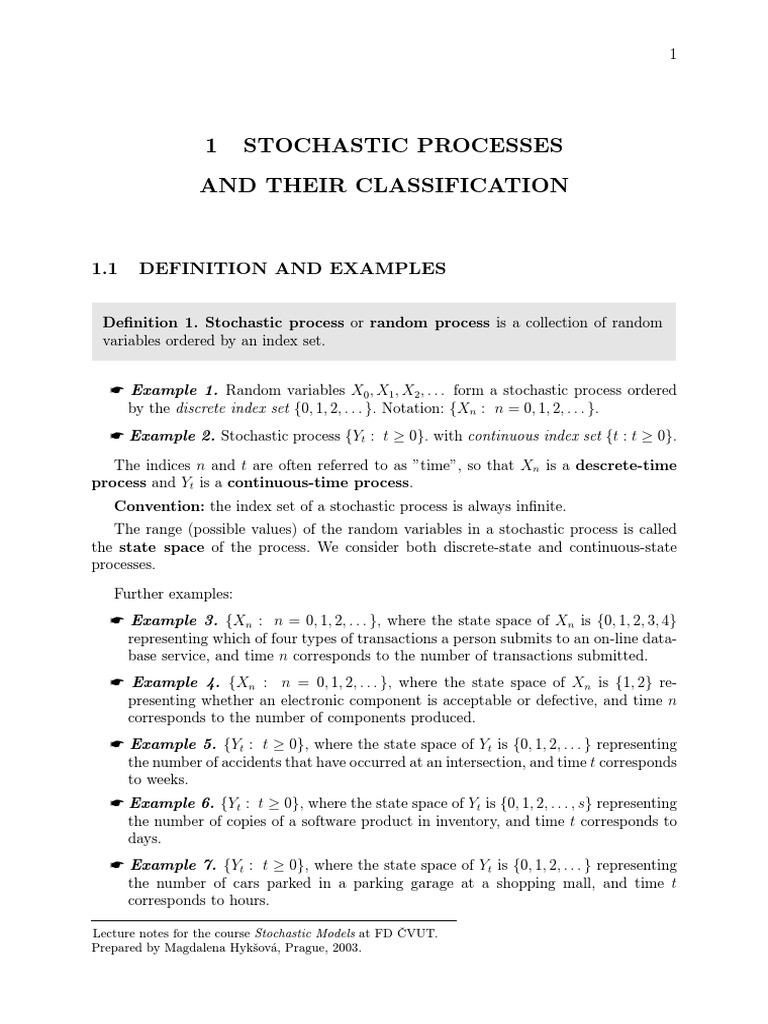 202003241550010566rajeev Pandey Stoch Process | PDF | Probability Density Function | Discrete ...