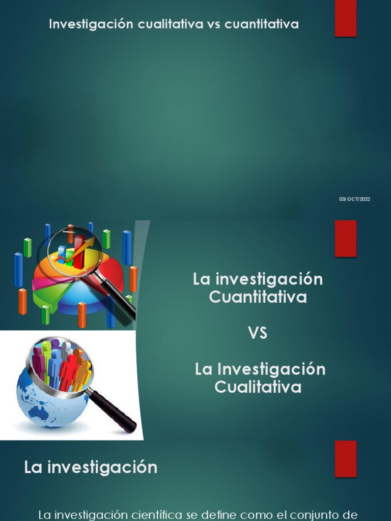 Cuali Vs Cuanti | PDF | Investigación cuantitativa | Método científico