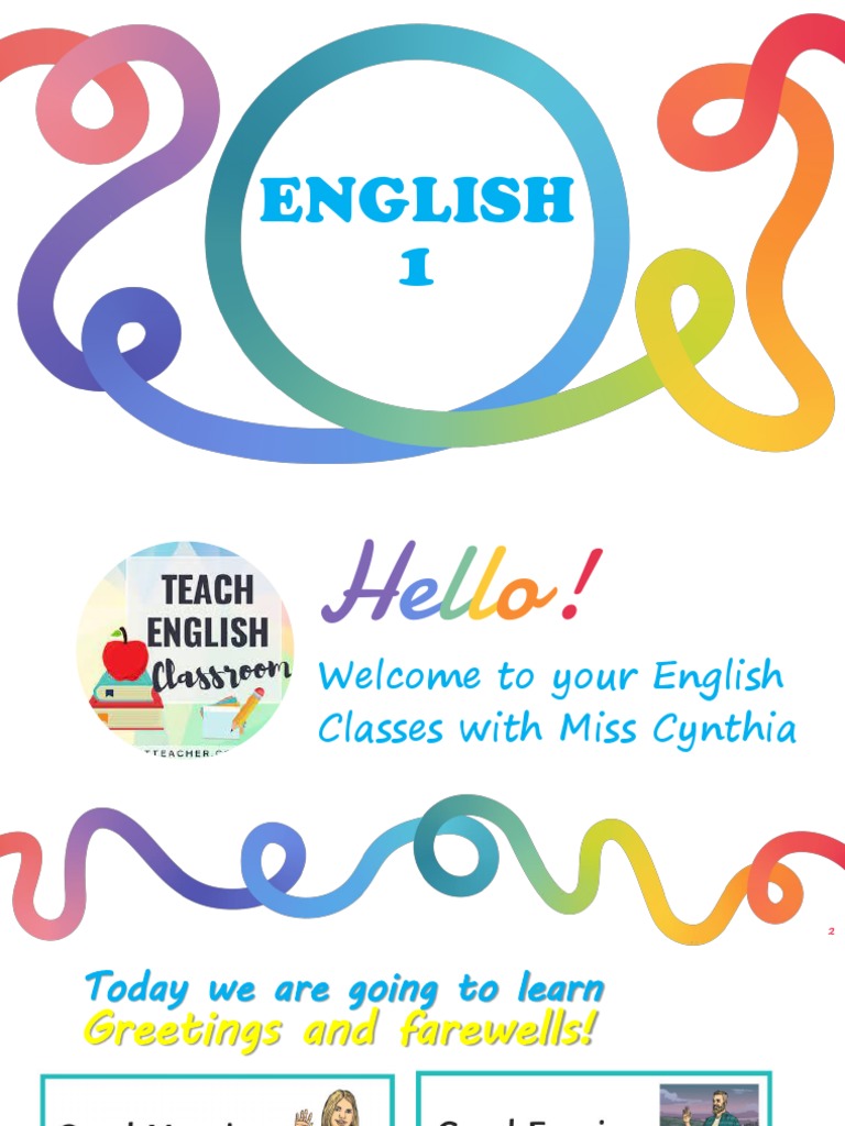 English 1 Hello | PDF