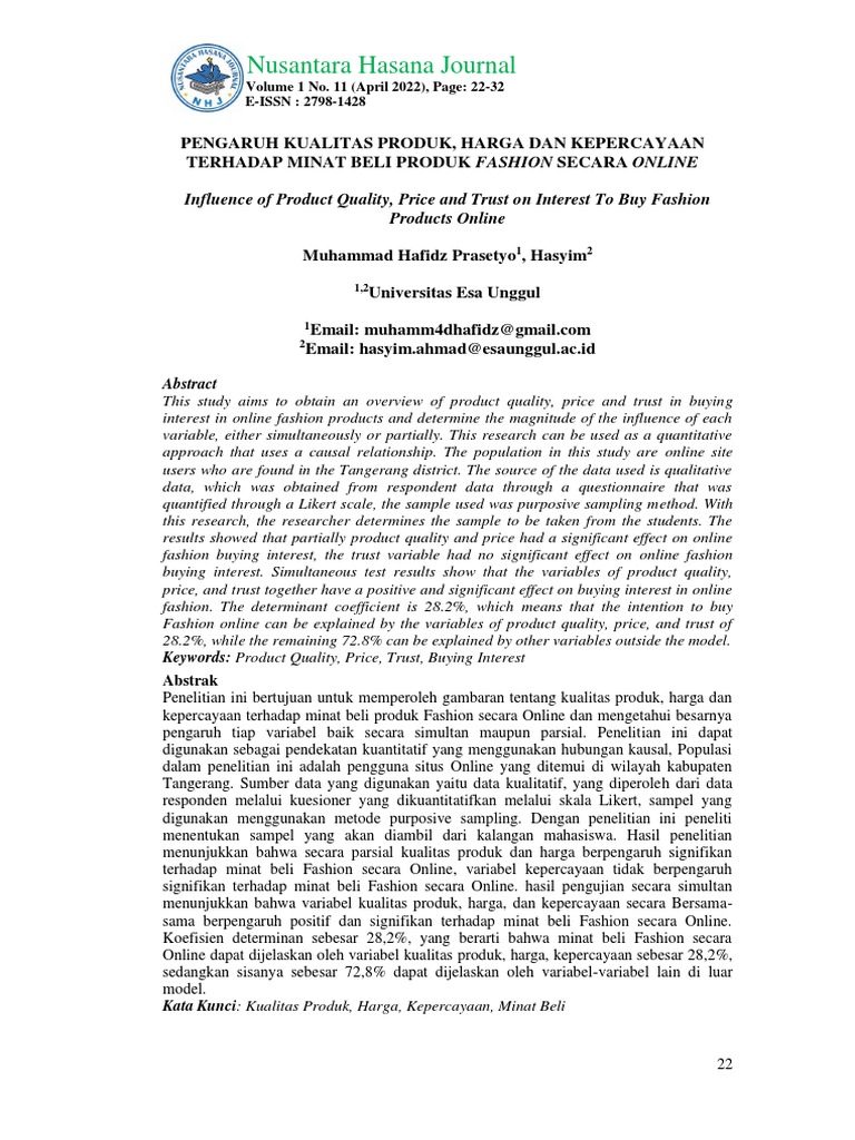 Muhammad Hafidz Prasetyo 22 32 | PDF | Scientific Method | Science