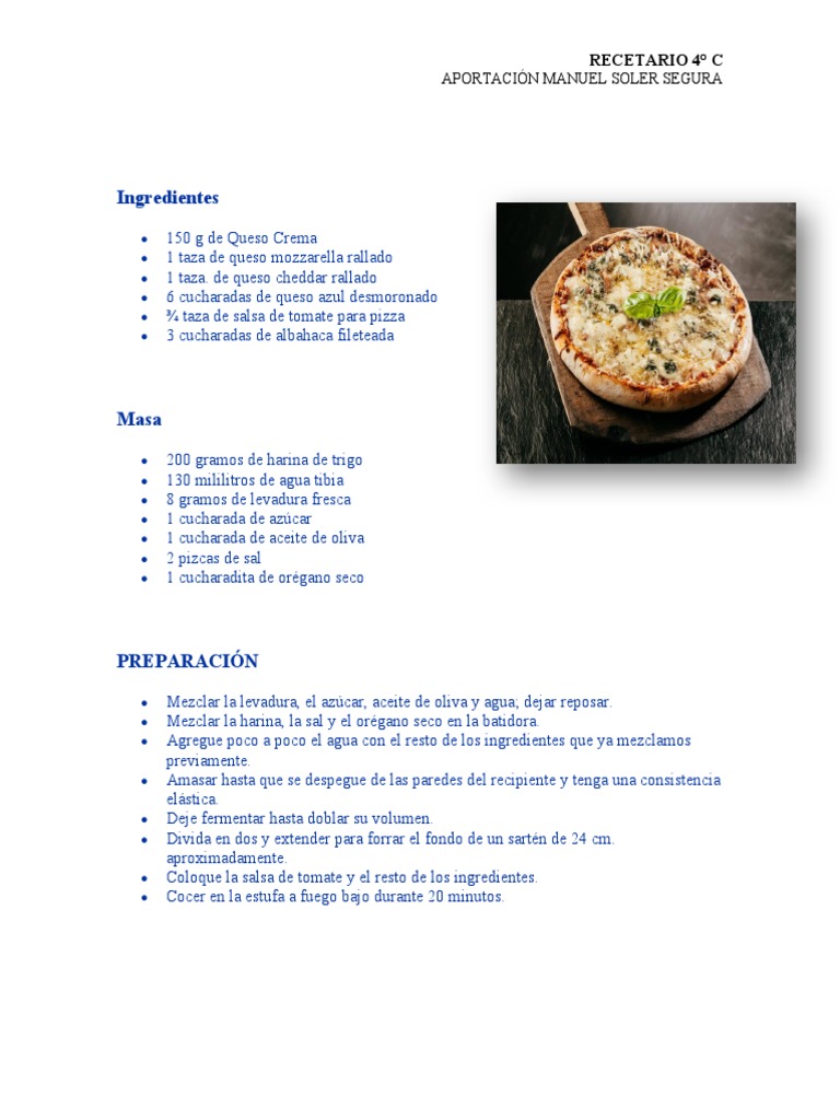 Receta | PDF