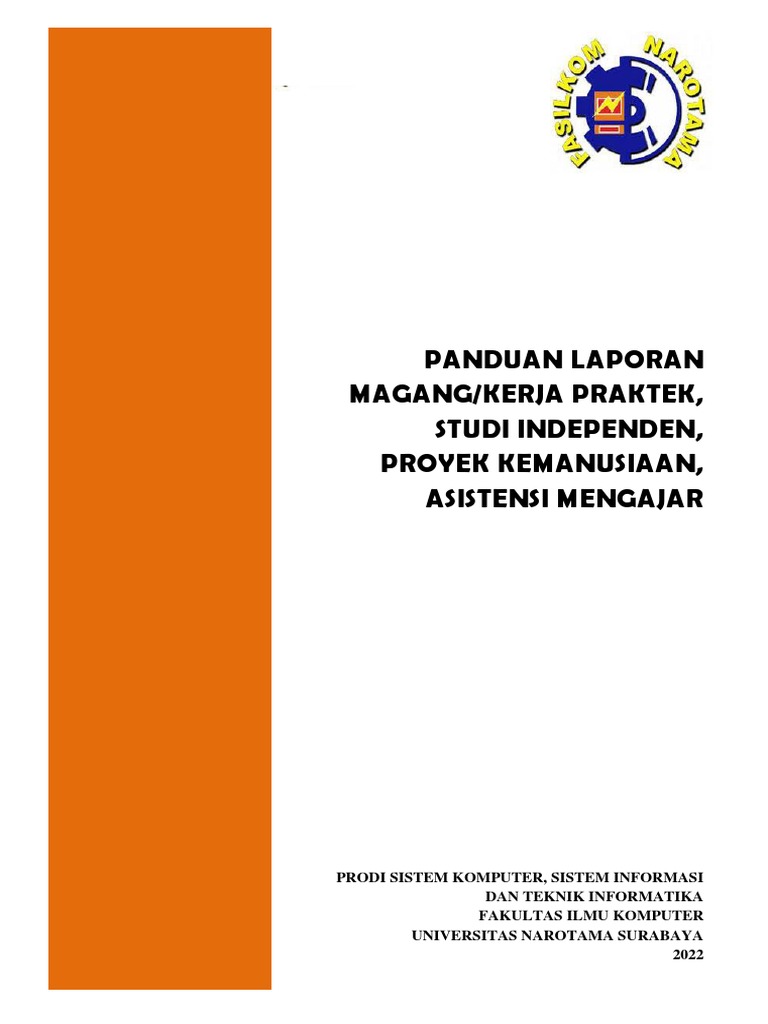 Pedoman Penjilidan Laporan Magang - Studi Independen - Fik 2022 | PDF