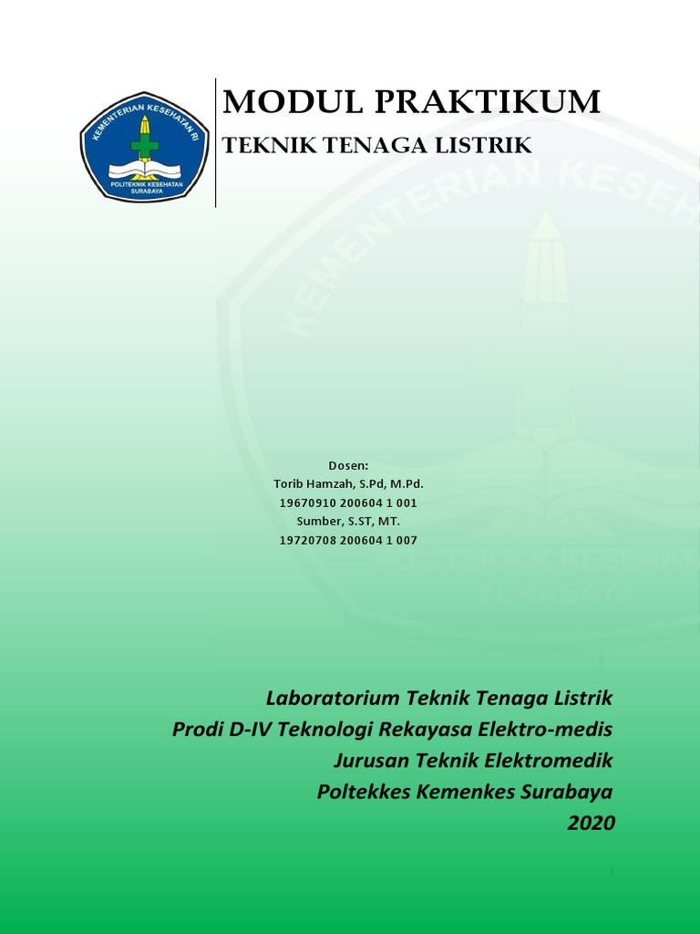 Modul Teknik Tenaga Listrik | PDF