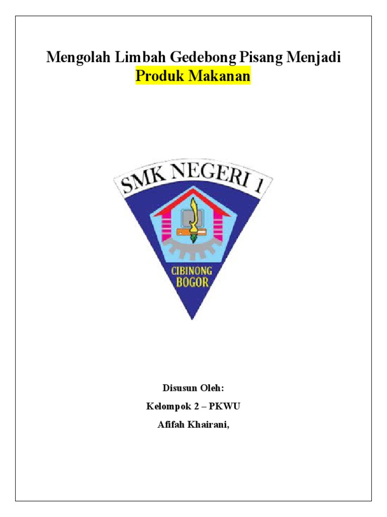 Olahan Keripik Gedebong Pisang Sehat | PDF