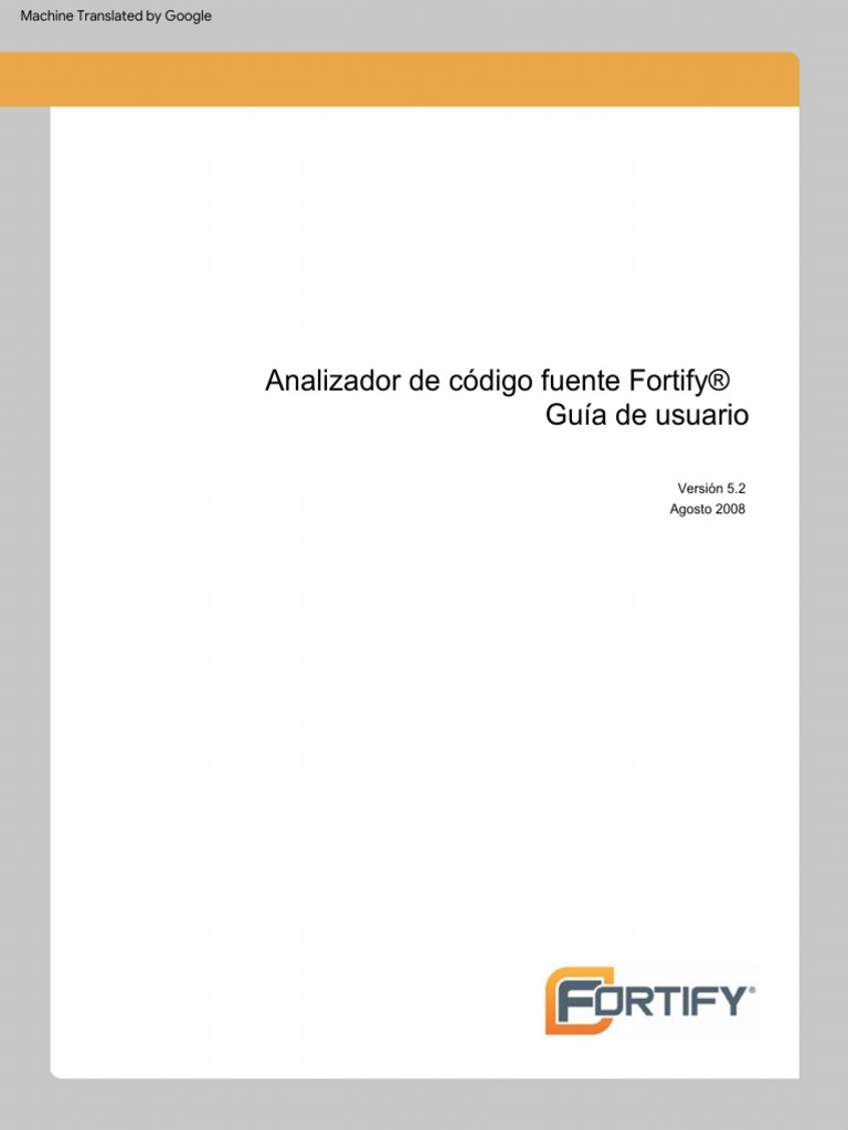 Fortify - SCA - User - Guide - v5.2 - Traducido | PDF | Compilador ...