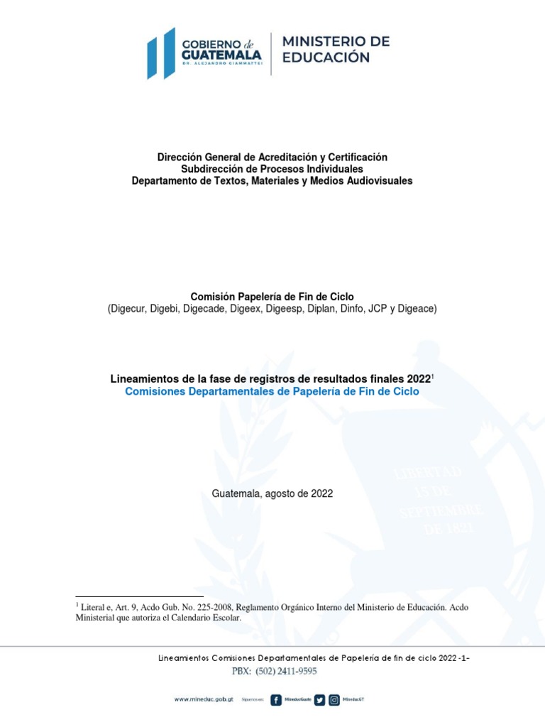 Lineamietos Comisi Deptal PFC 2022 | PDF
