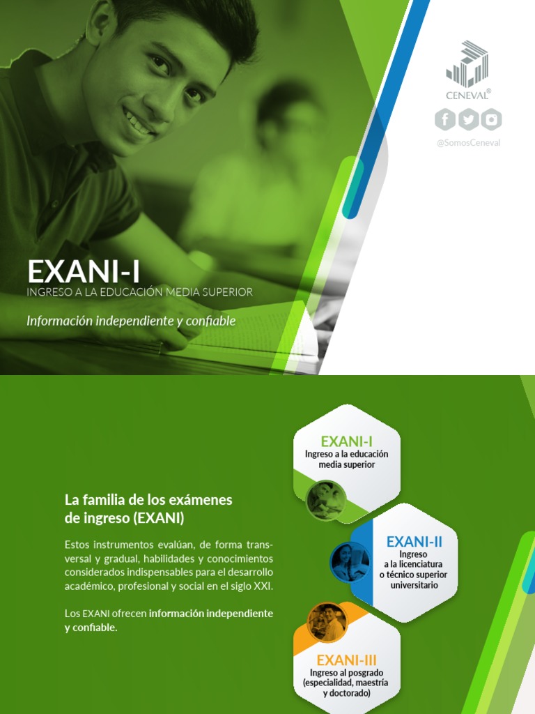 Folleto-Exani I Digital | PDF | Comprensión lectora | Prueba (evaluación)