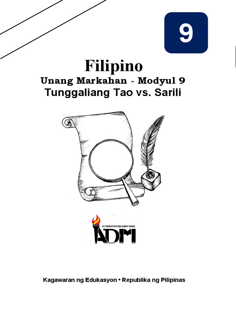 Fil9 Q1 Mod9 TunggaliangTaoVsSarili V3 | PDF