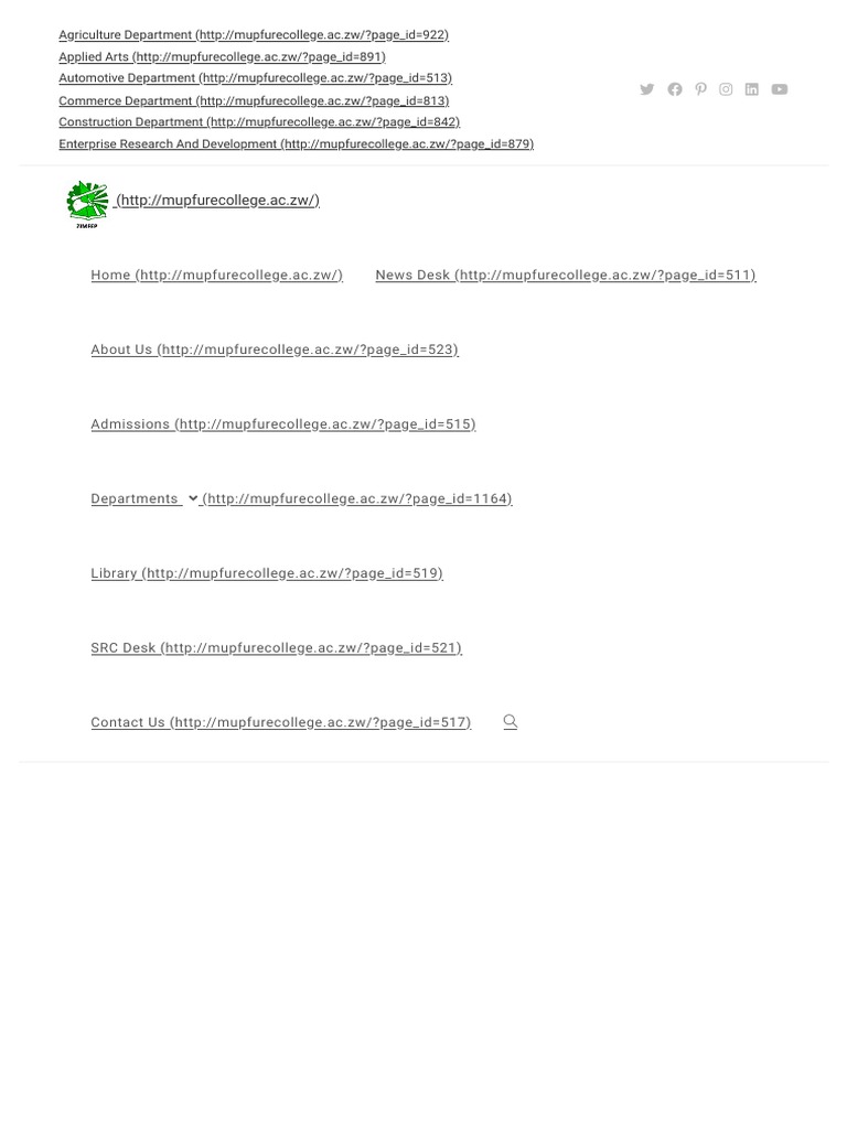 Courses: (Http://mupfurecollege - Ac.zw/) | PDF | Business | Computers