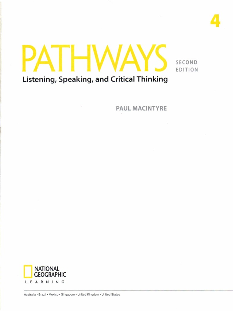 Pathways 4 Listening 2e w , Coloured | PDF