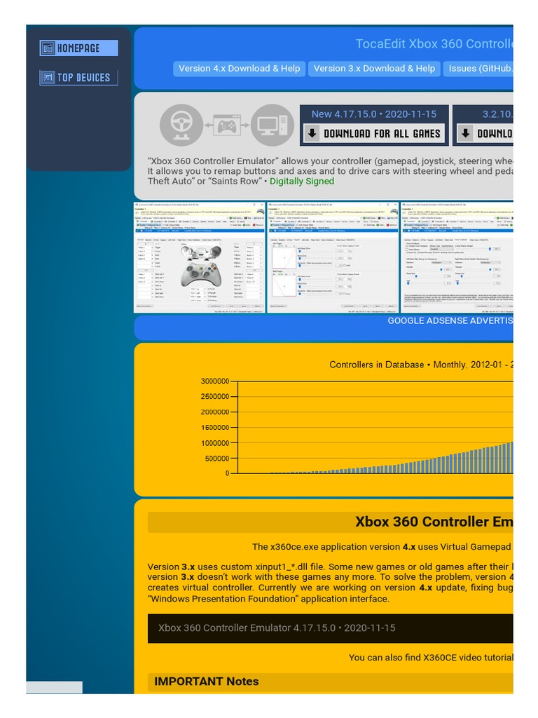 Xbox 360 Controller Emulator Guide | PDF