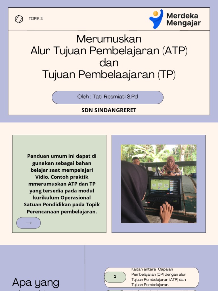 Aksi Nyata Topik 3 Ibu Tati Resmiati S.PD | PDF | Karier & Perkembangan