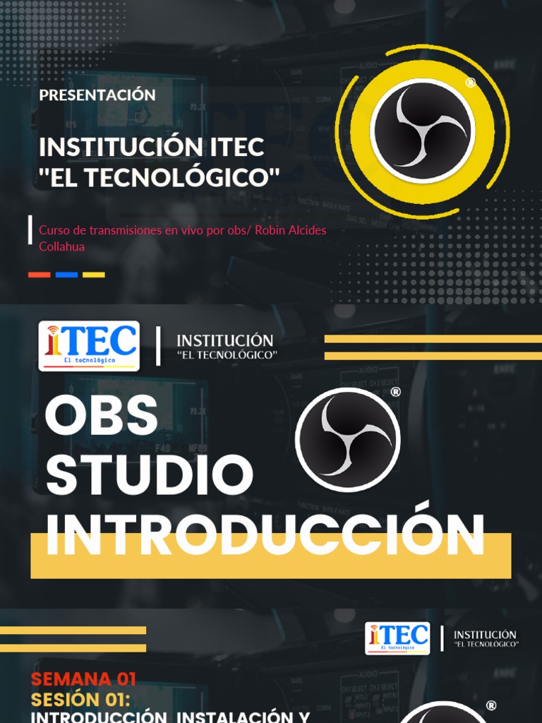 Curso de OBS Studio para Transmisiones | PDF | Multimedia | Desarrollo ...