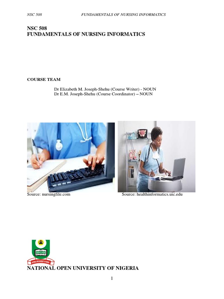 NursingInformatics Notes 1 | PDF | Health Informatics | Nursing