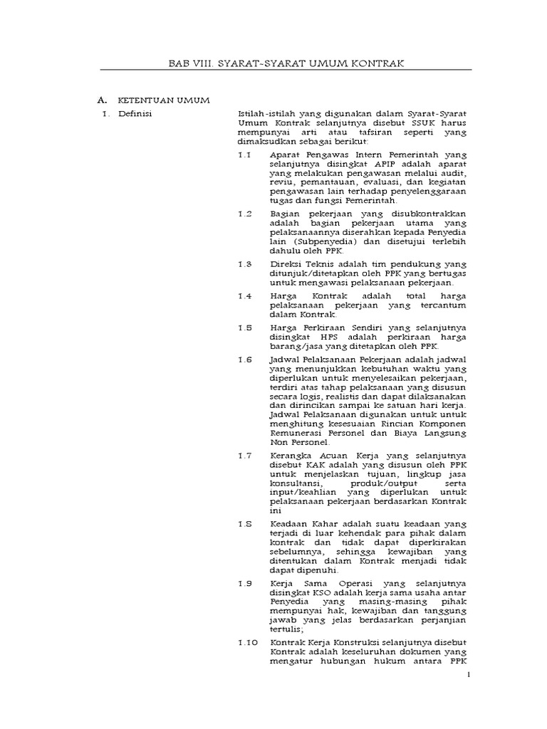 SSUK Dan SSKK PENYUSUNAN Dokumen Evaluasi Lingkungan Hidup Ruas Jalan ...