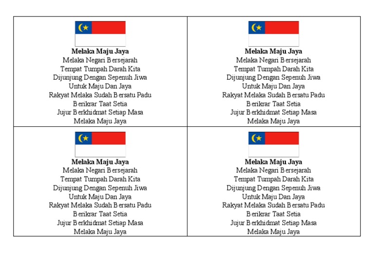 Melaka Maju Jaya Pdf