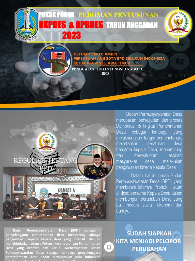 BPD Pabpdsi Pedoman Penyusunan Apbdes | PDF