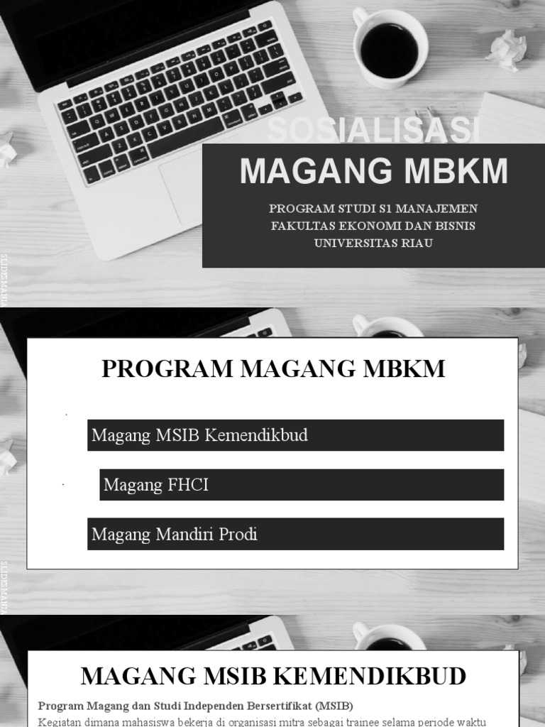 Sosialisasi Magang MBKM | PDF | Bisnis