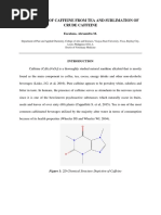 Camphor Sublimation Process Explained | PDF | Crystallization | Phase ...