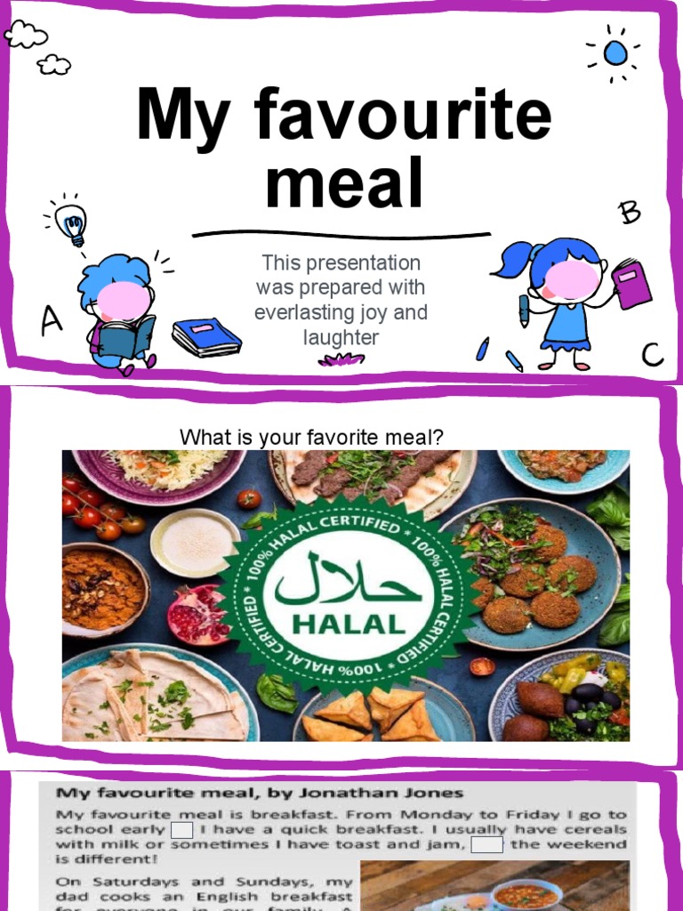 My Favourite Meal | PDF