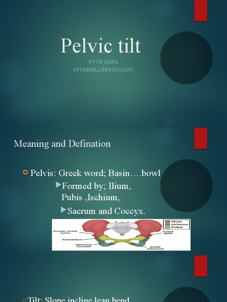 3-lecture pelvic tilt | PDF | Pelvis | Human Leg