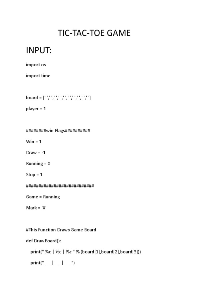 Tic Tac Toe | PDF | Computer Programming | Software Engineering