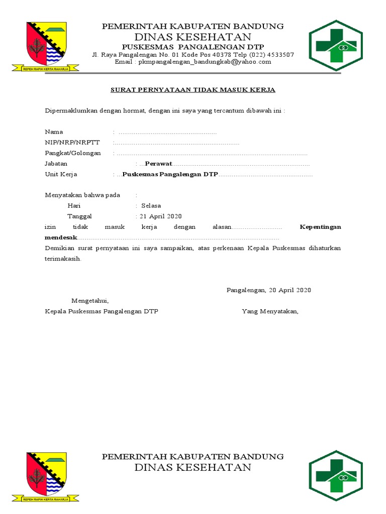 Format Surat Izin | PDF