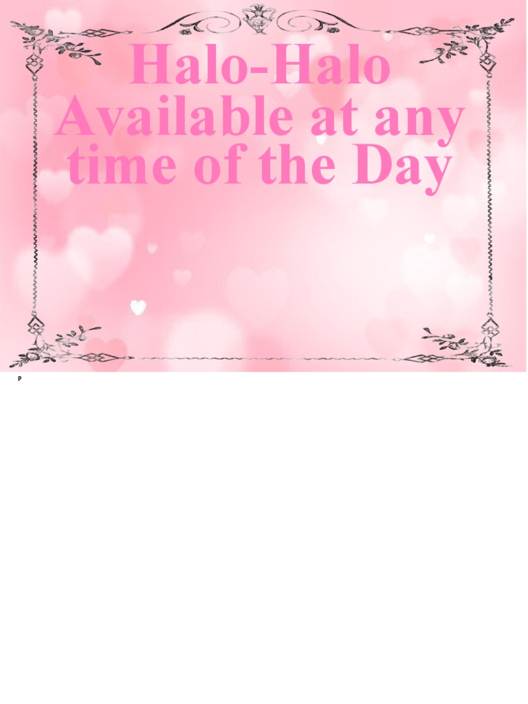 Anytime Halo-Halo Treat | PDF